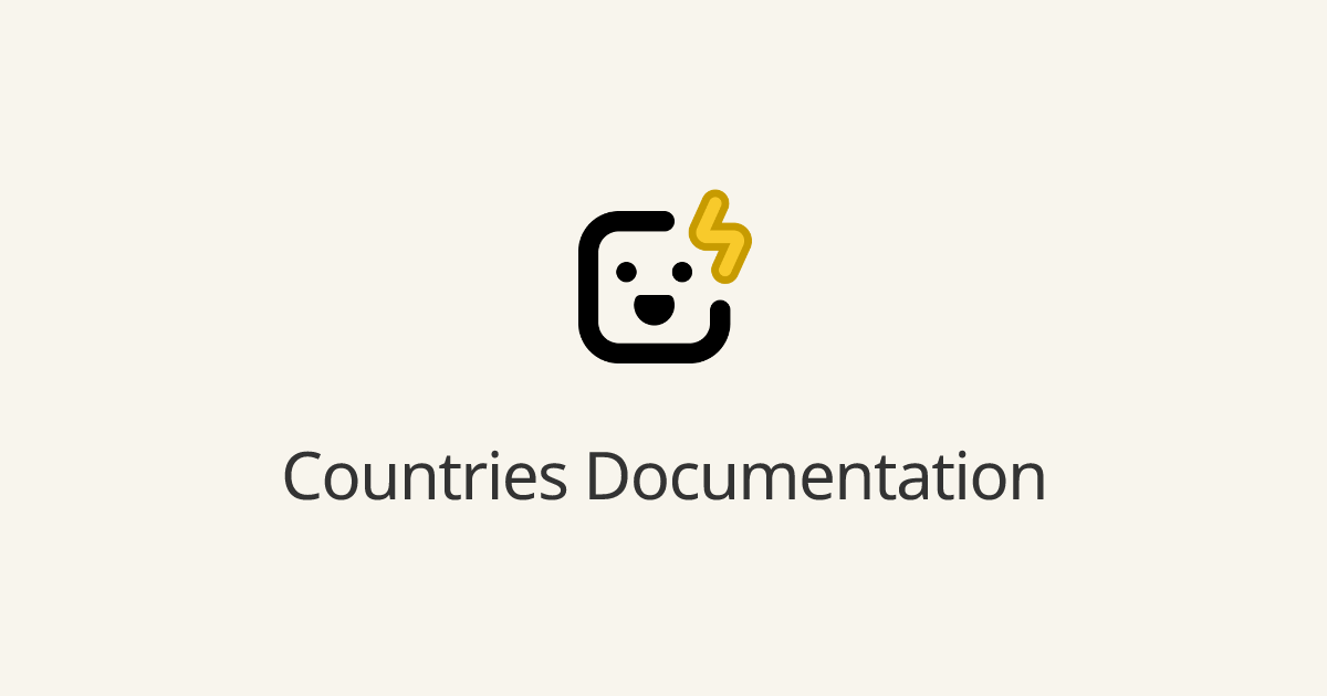Countries Documentation
